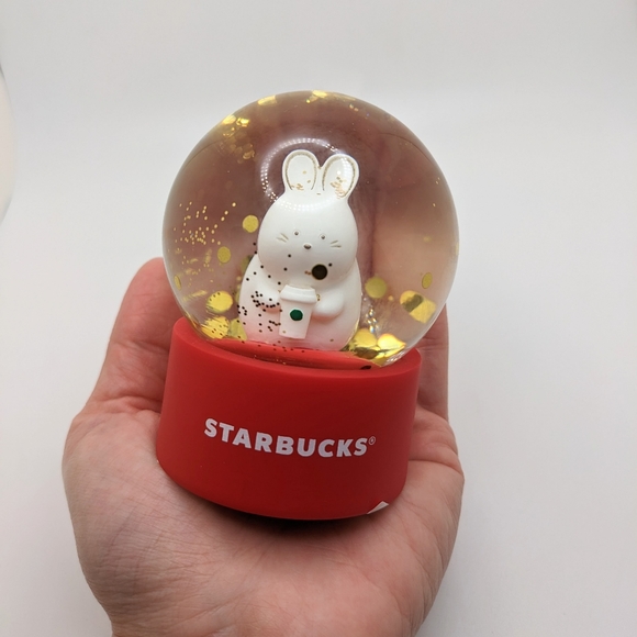 Starbucks | Other | Starbucks Asia Mini Bunny Snow Globe Bnwt | Poshmark